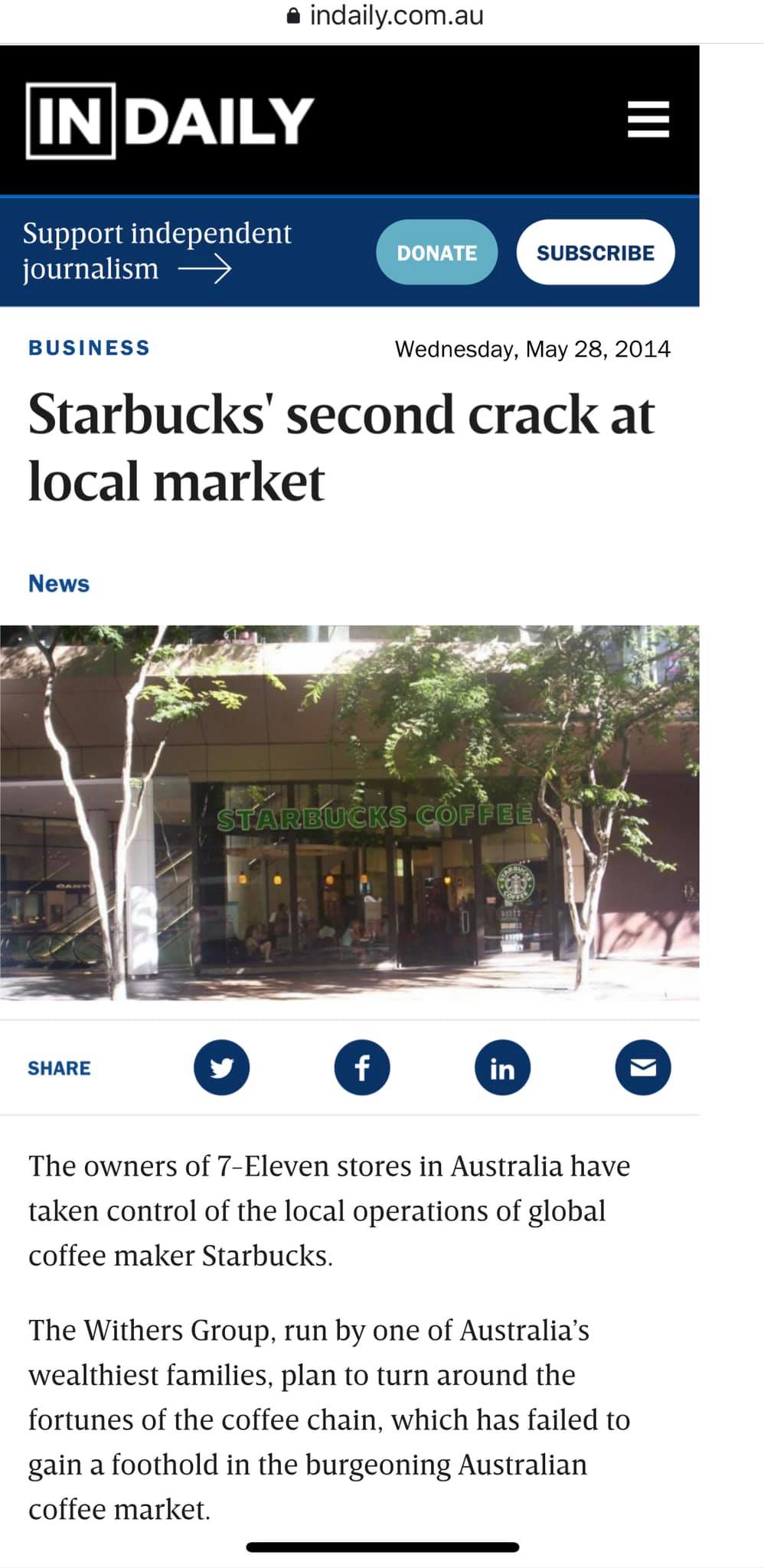 STARBUCKS BUNGKUS DI ADELAIDE? – BILA AKU MENULIS..