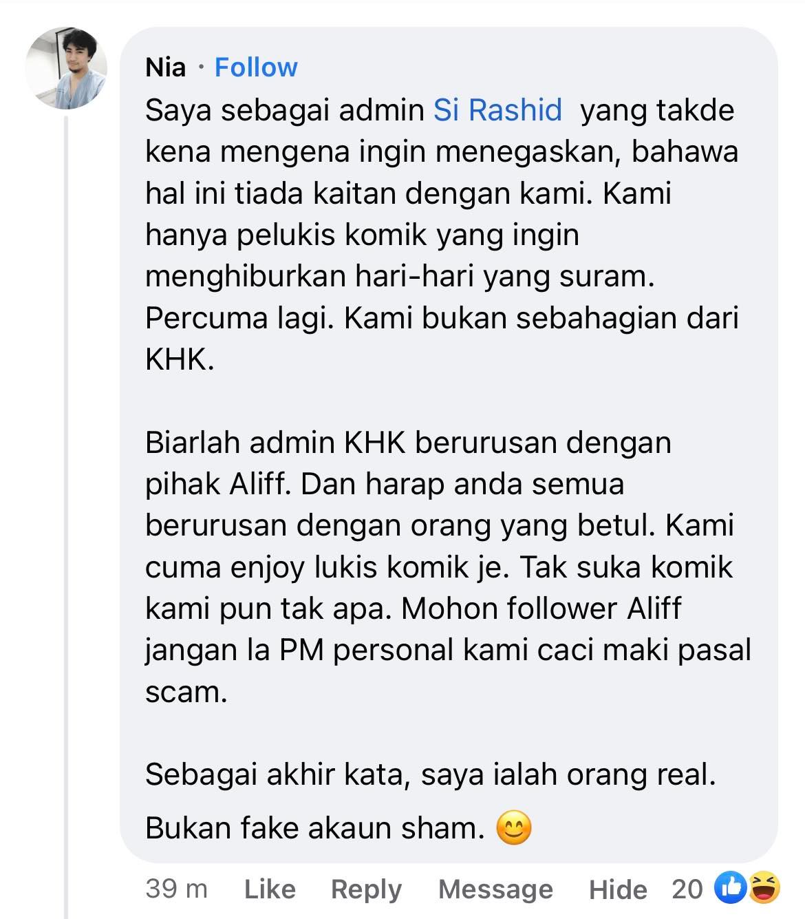 BENARKAH SI RASHID TIADA KENA MENGENA DENGAN SHAM DAN KOMUNITI HARMONI ...