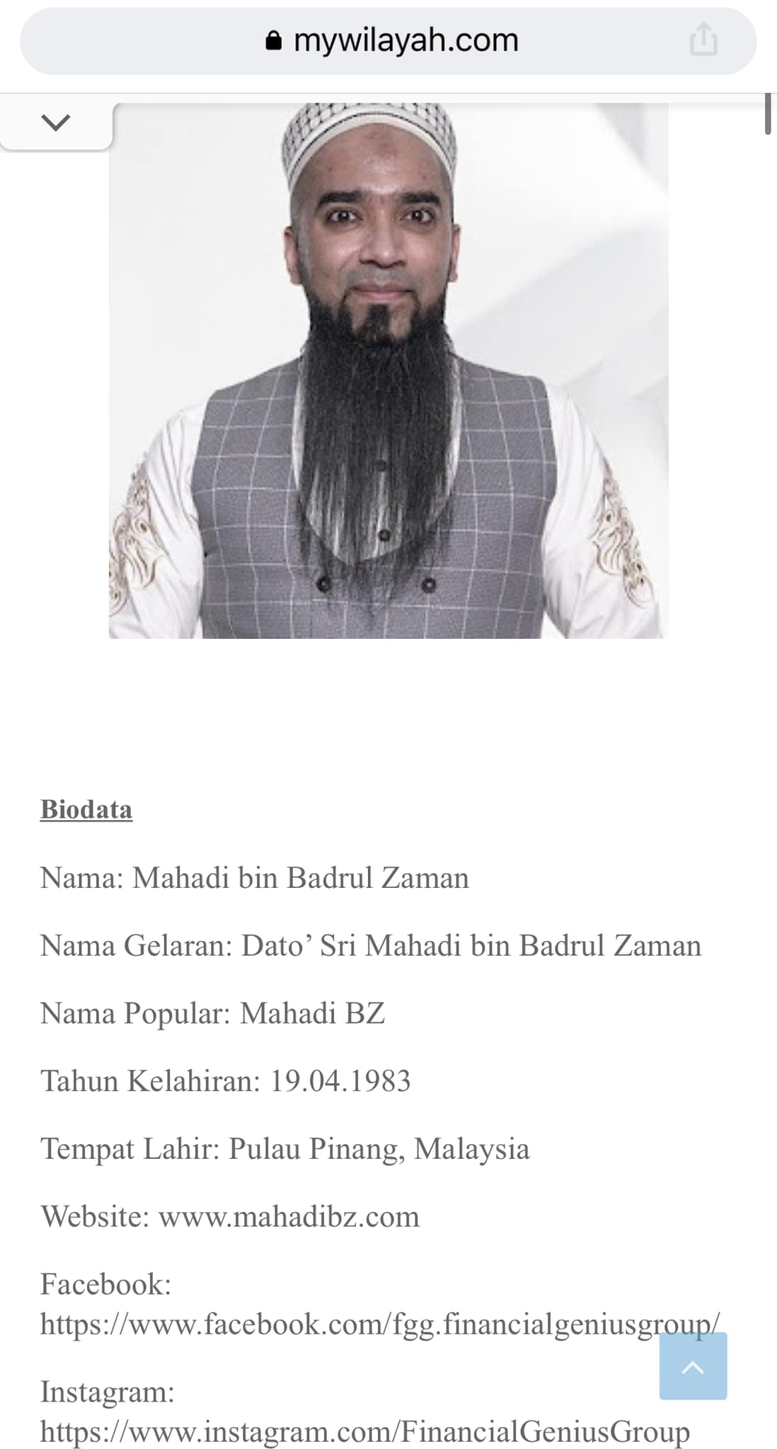 SIAPA MAHADI BADRUL ZAMAN NI? - BILA AKU MENULIS..
